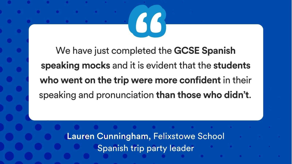 Help students prep for GCSE mocks with an immersive language trip ...